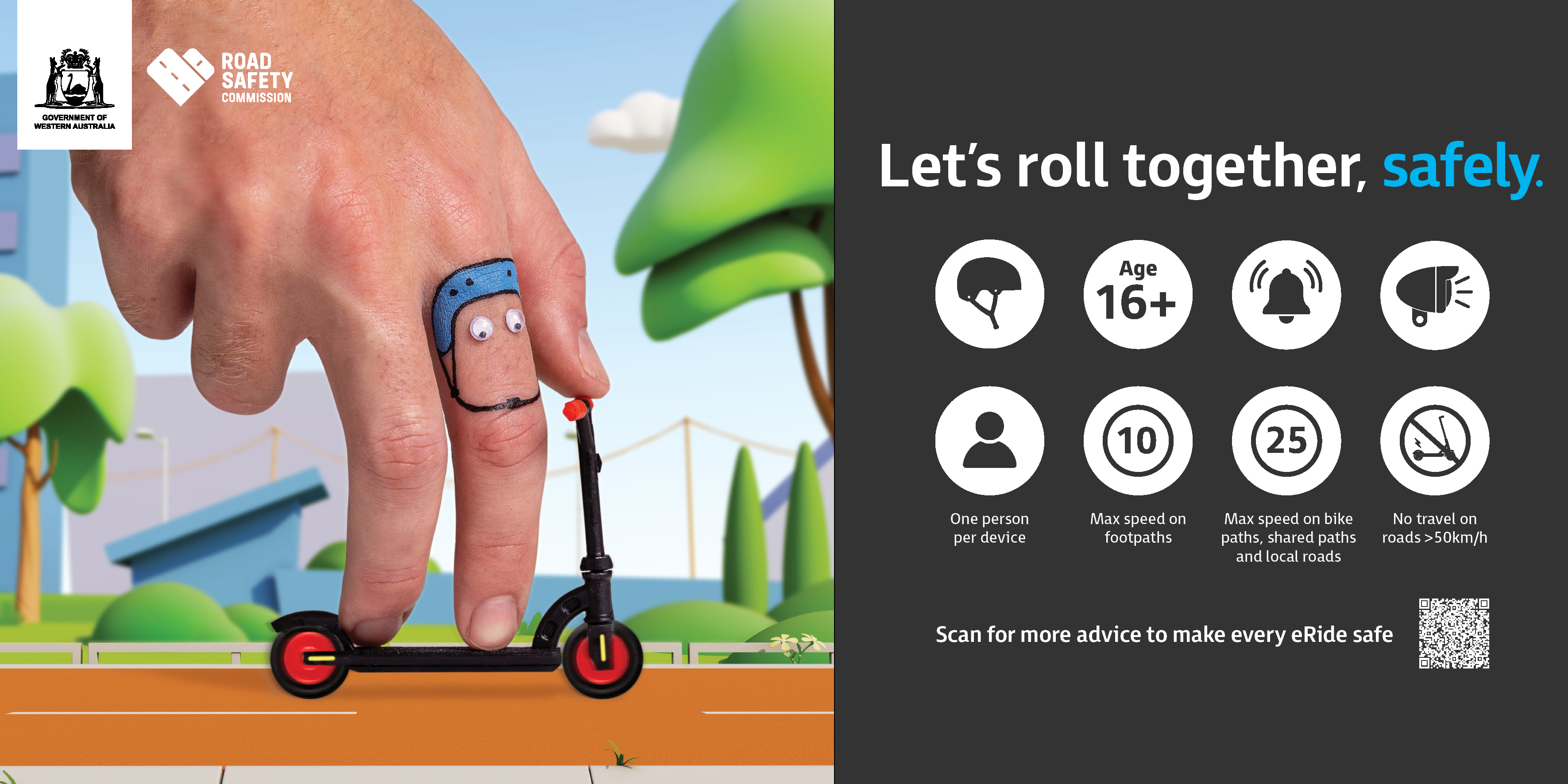 Let's roll together, safely.